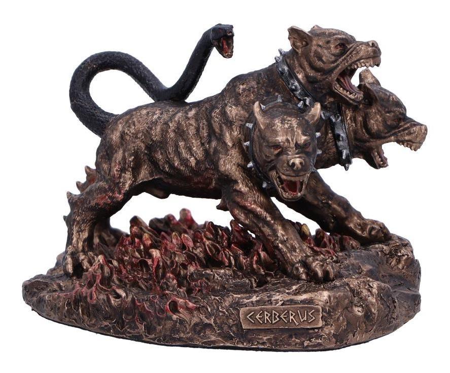Cerberus the Three Headed Hound of Hades Bronze Figurine | Bronze Gifts