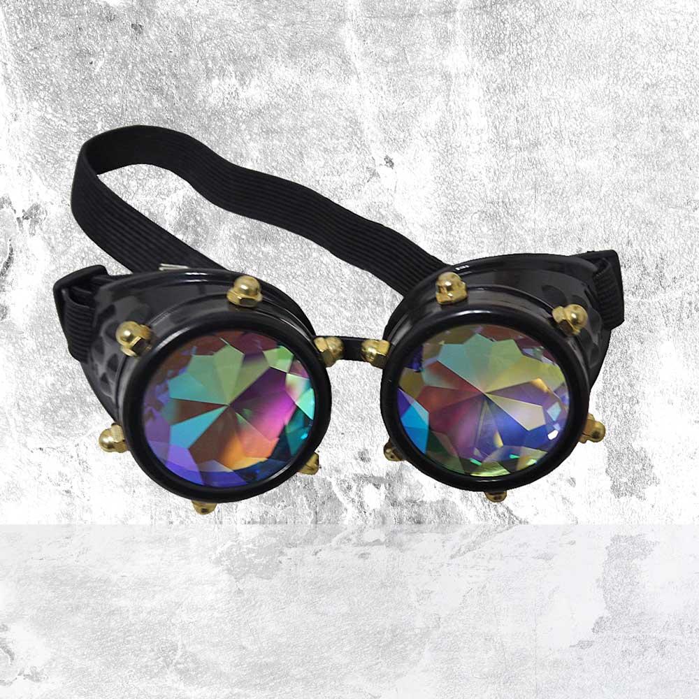 Crystal Vision 16cm Pack of 3 Steampunk Goggles | Gothic Gifts