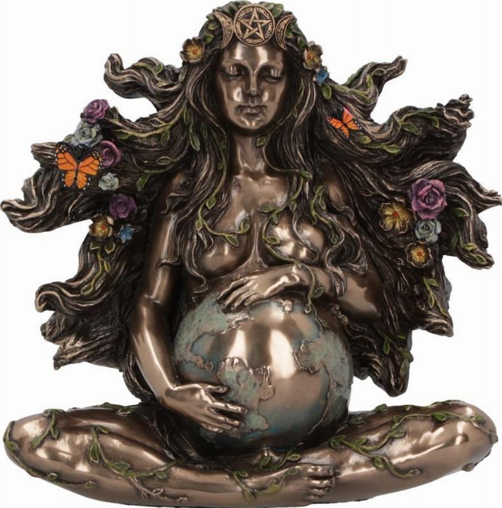 Gaea Mother Earth of All Life Bronze Figurine 18cm | Gothic Gifts Gaea Mother Earth of All Life Bronze Figurine 18cm | Gothic Gifts