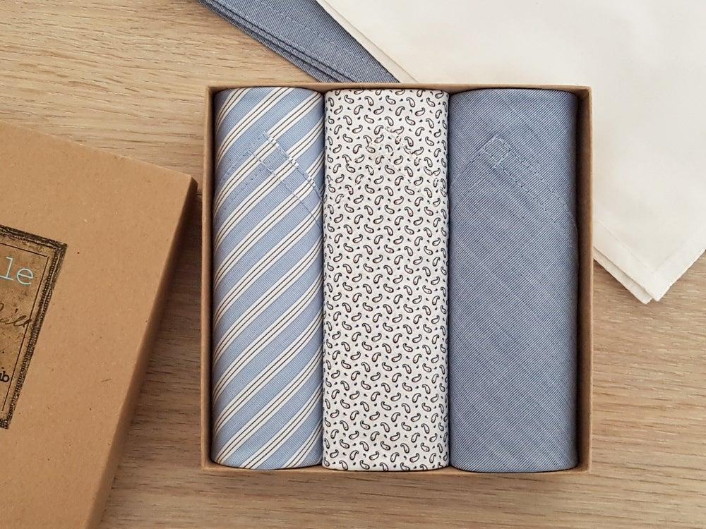 Italian Paisley Handkerchiefs Set of 3 | A Gentleman's Bits