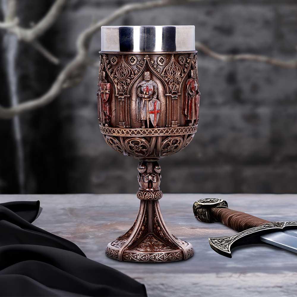 Knights Templar Goblet | Gothic Gifts