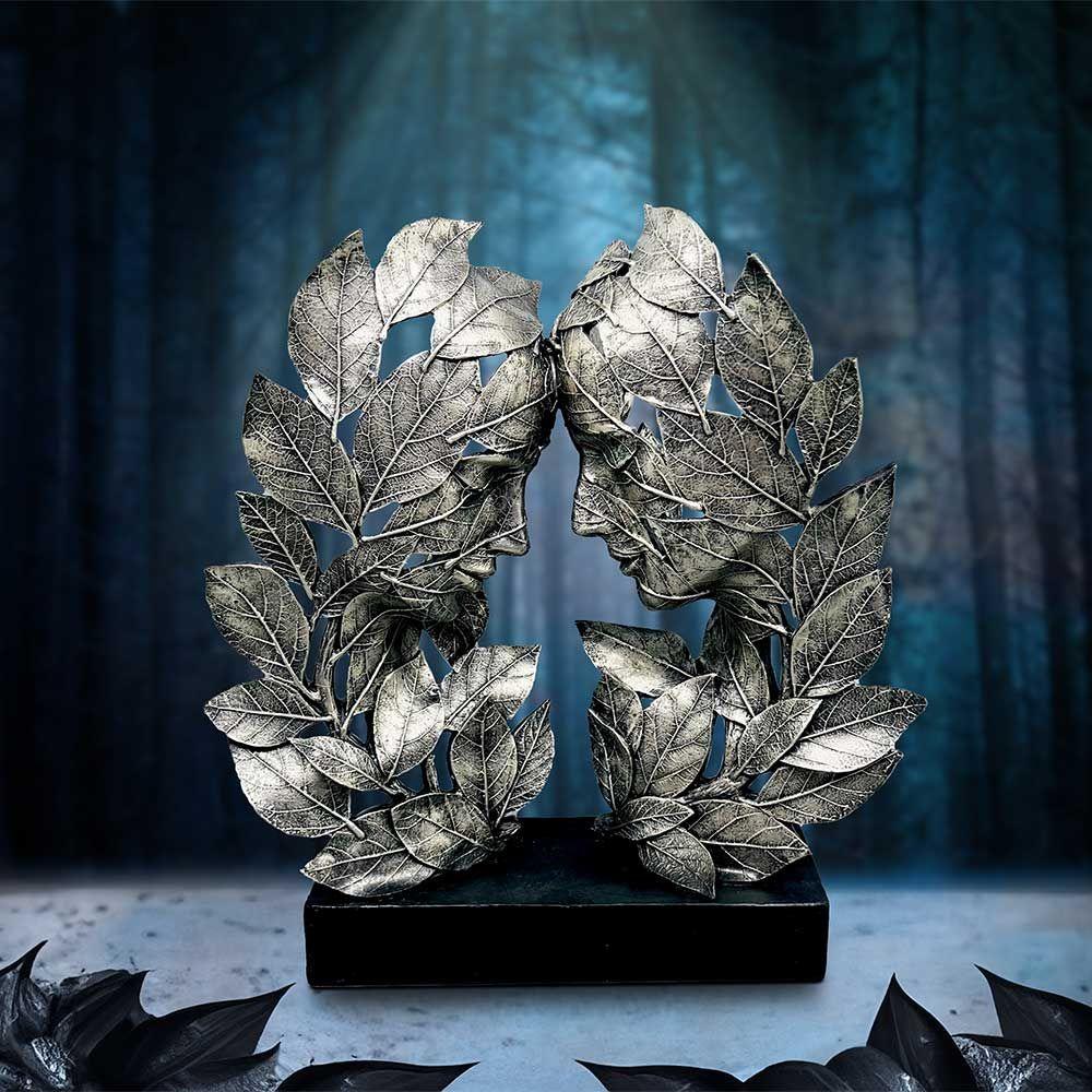 Natural Emotion - Love - Abstract Leaf Sculpture 31cm | Bronze Gifts