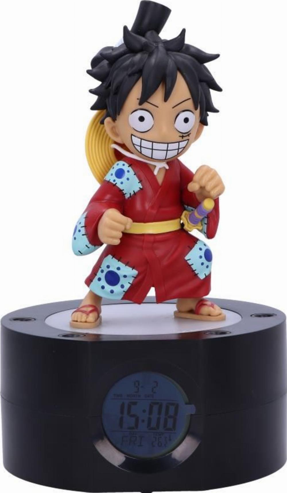 One Piece Luffy Light Up Alarm Clock 19.3cm | Gothic Gifts