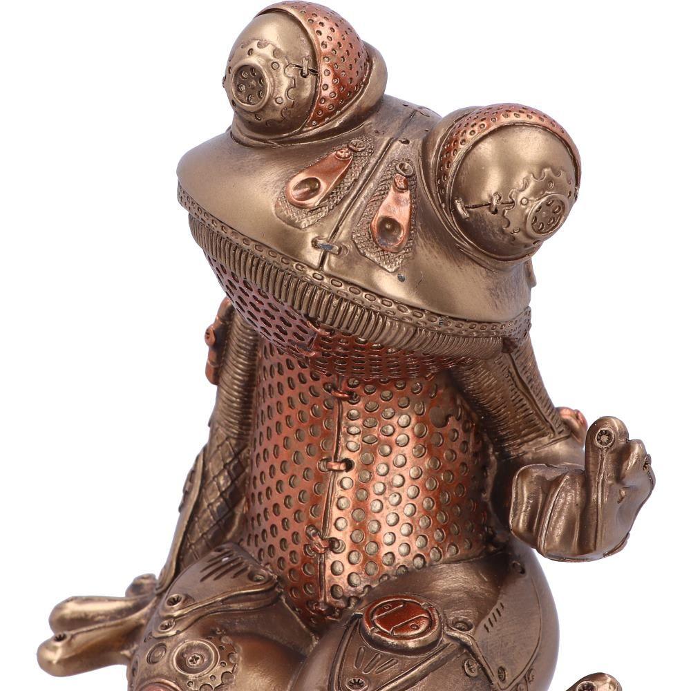 Steampunk Bronze Frog Figurine 30.5cm | Gothic Gifts