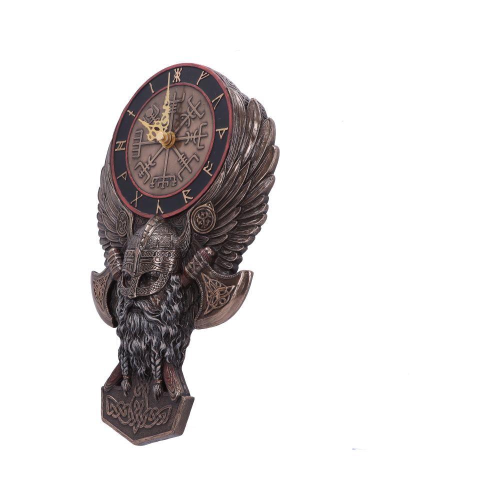 Runic Viking Norse Vegvisir Wall Clock | Bronze Gifts