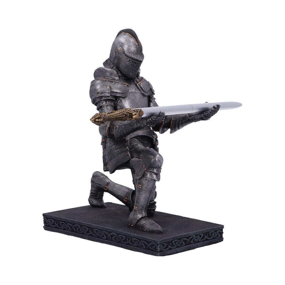 Worthy Knight Pen Holder Figurine | Gothic Gifts