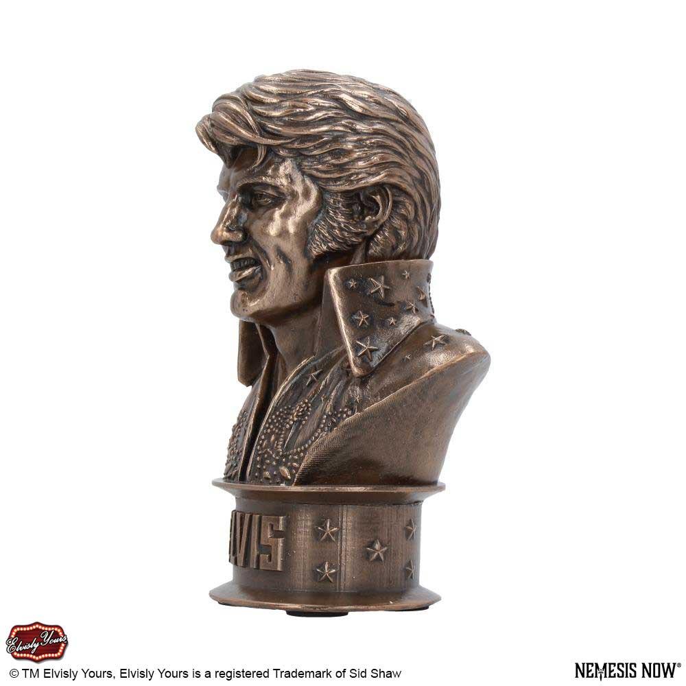 Officially Licensed Elvisly Yours Elvis Presley Bust 18cm | Gothic Gifts
