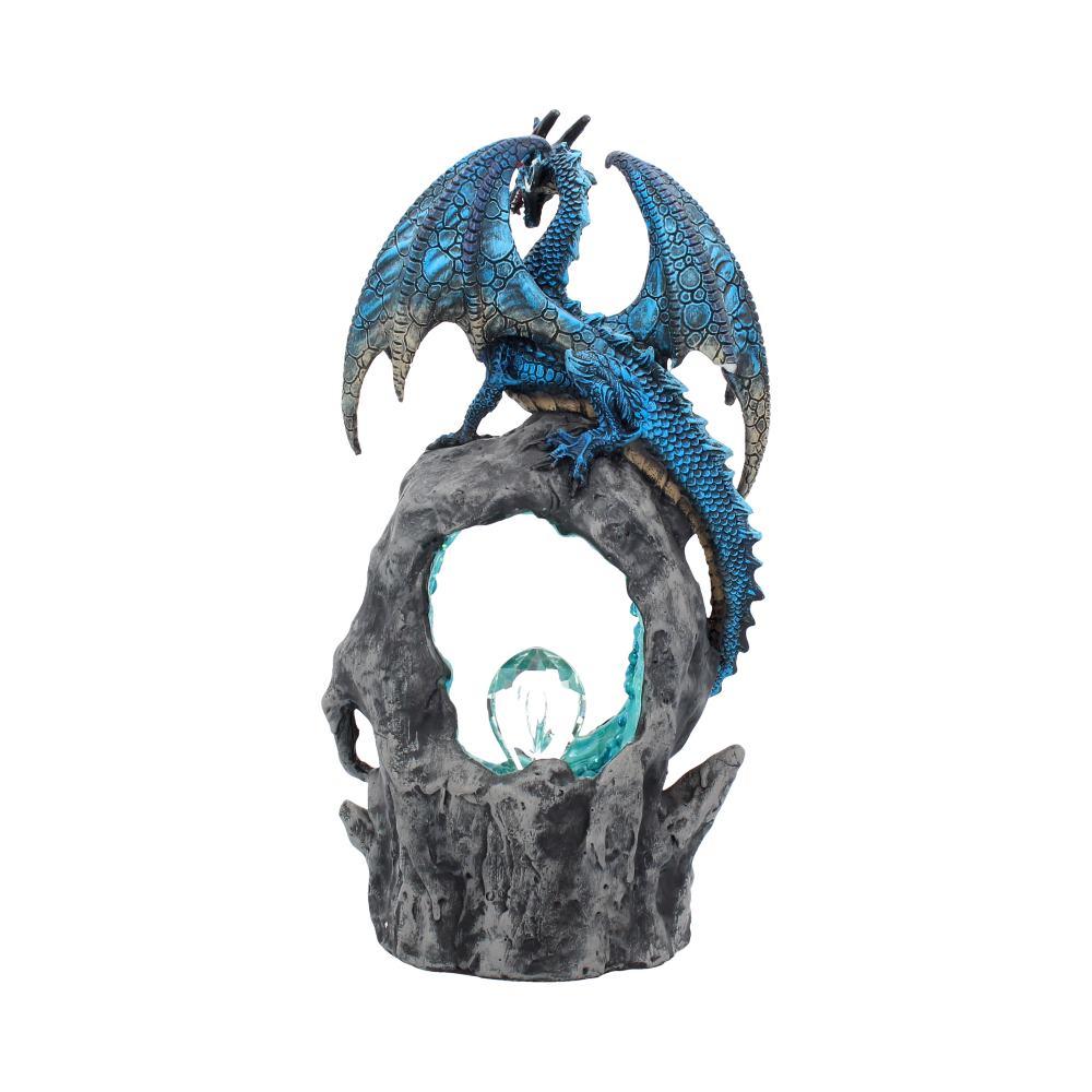 Frostwing's Gateway Figurine Blue Dragon Crystal Light Up Ornament ...
