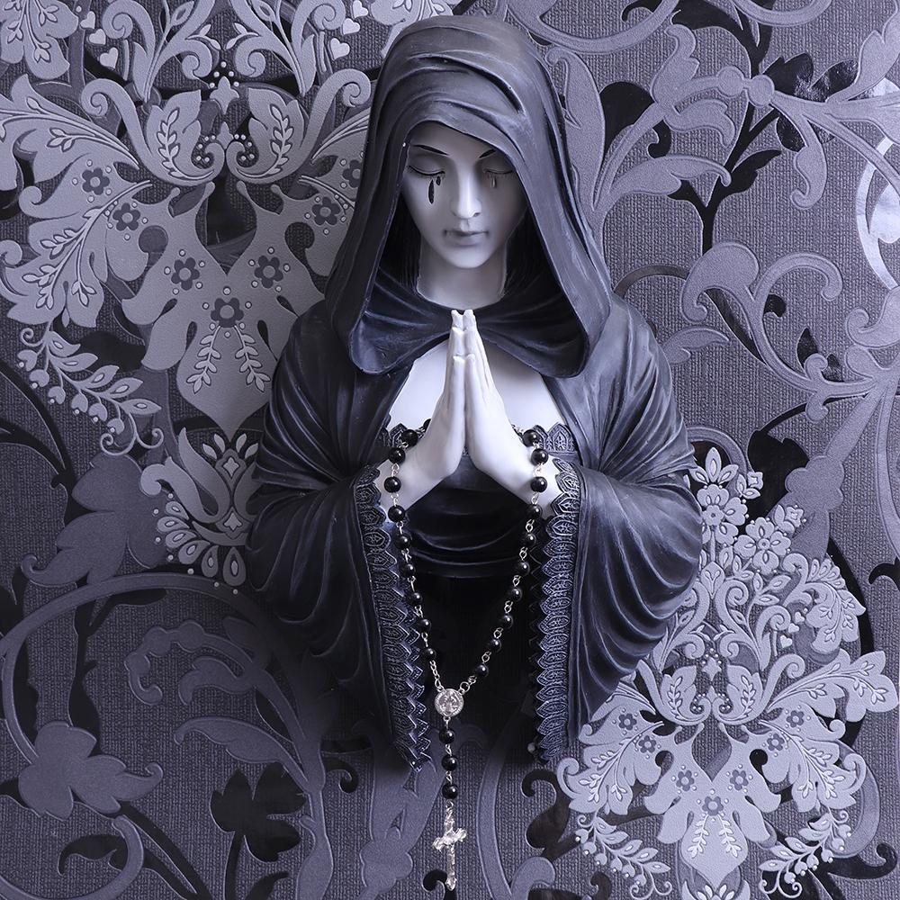 Gothic Prayer Wall Plaque Designed By Anne Stokes 39cm | Gothic Gifts