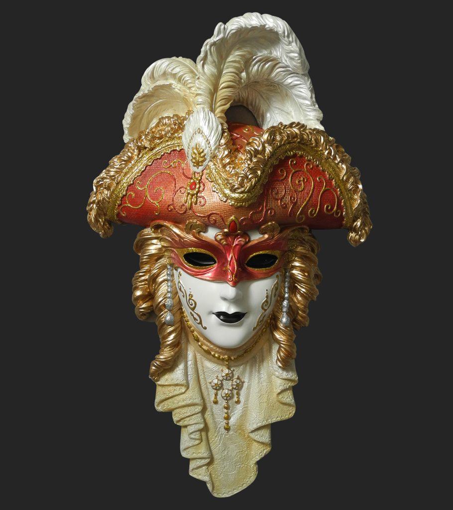 Venetian Mask Male Pirate Colour | Bronze Gifts