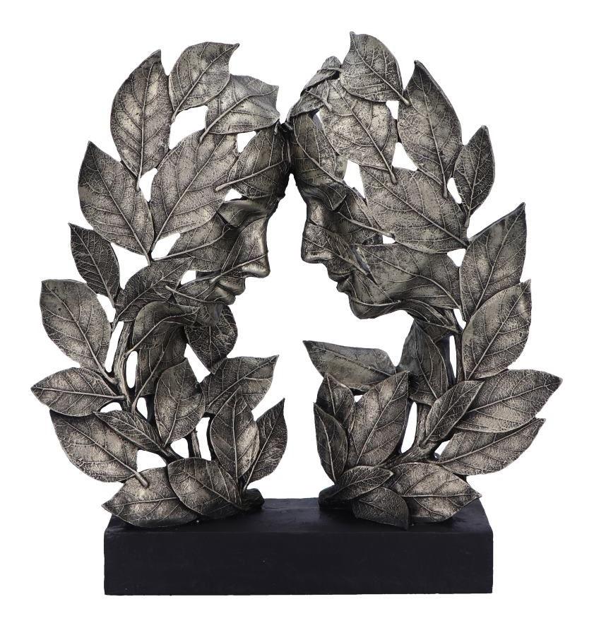 Natural Emotion - Love - Abstract Leaf Sculpture 31cm | Bronze Gifts