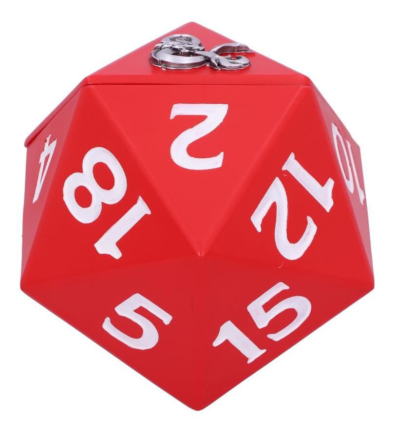 Dungeons & Dragons D20 Dice Storage Box Officially Licensed | Gothic Gifts