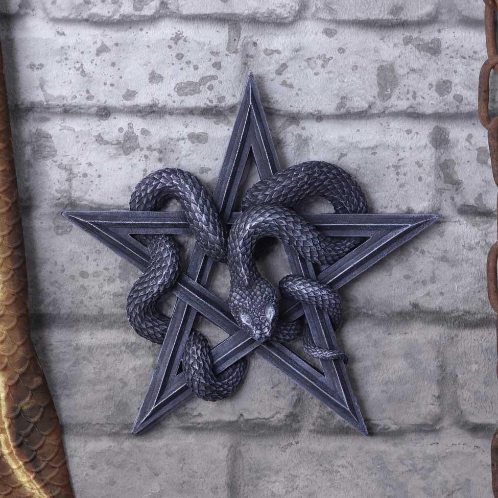 Serpent's Worship Snake Wall Plaque 24cm | Gothic Gifts