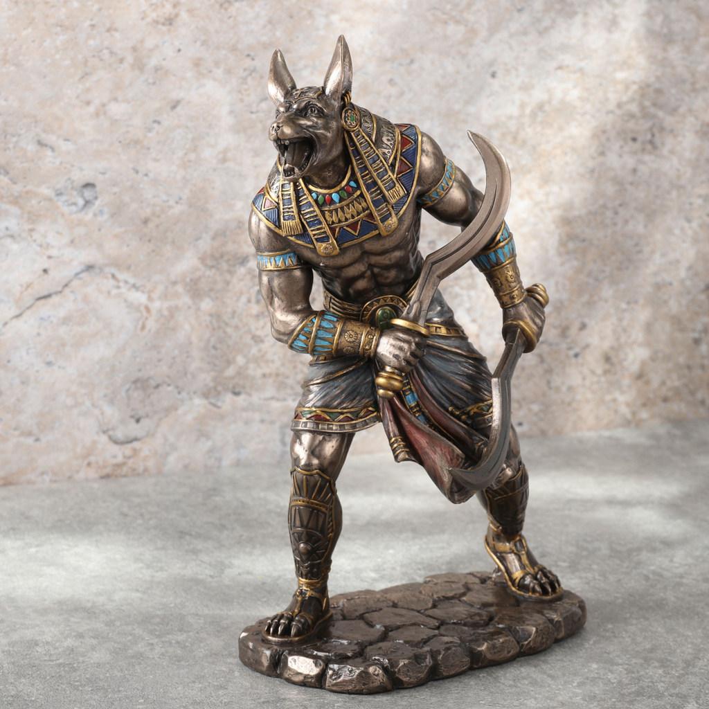 Anubis God Bronze Figurine | Gothic Gifts