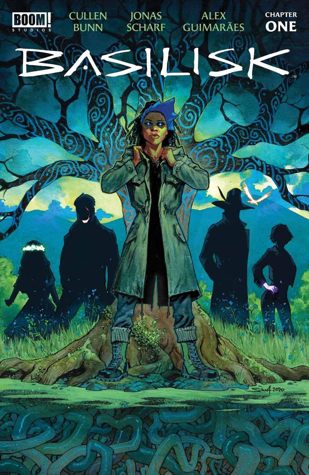 Basilisk #1 Cover a Scharf Comic | Gothic Gifts