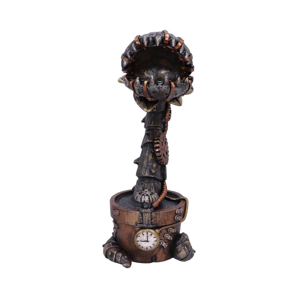 Cogwork Carnivore 24.3cm Bronze Mechanical Flesh Eating Plant Figurine ...