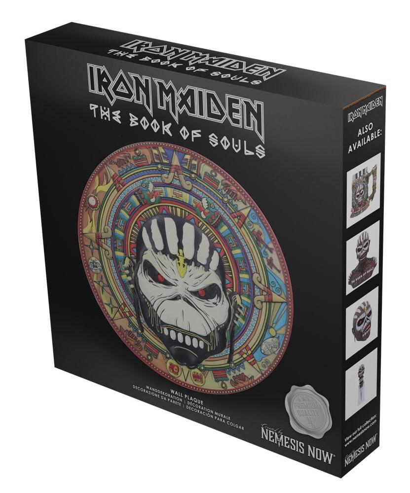Iron Maiden Book of Souls Tribal Pattern Wall Plaque | Gothic Gifts