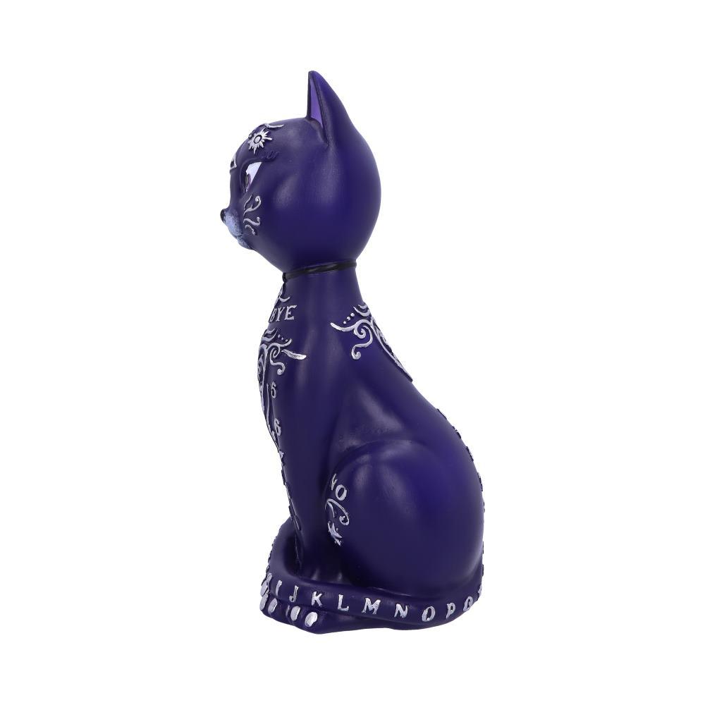 Purple Mystic Kitty 26cm Ouija Cat Figurine | Gothic Gifts