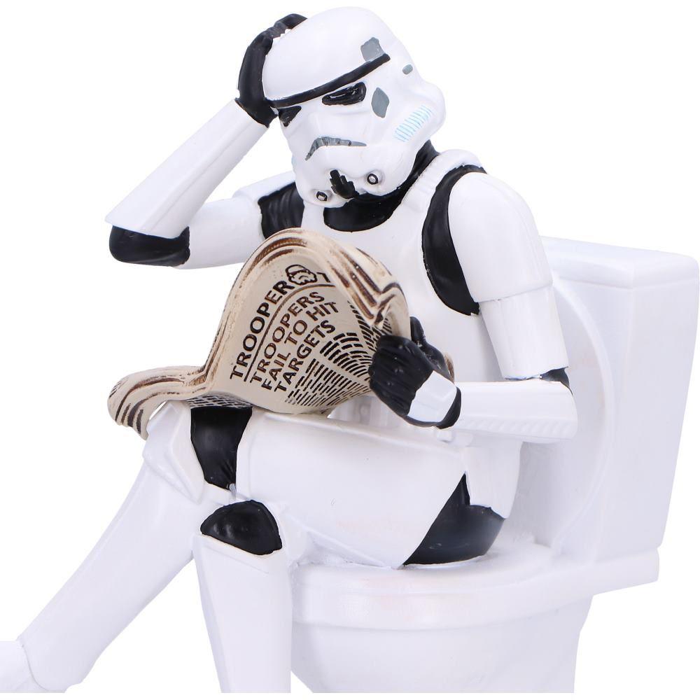Original Stormtooper Pooper Trooper On a Toilet Figurine | Gothic Gifts