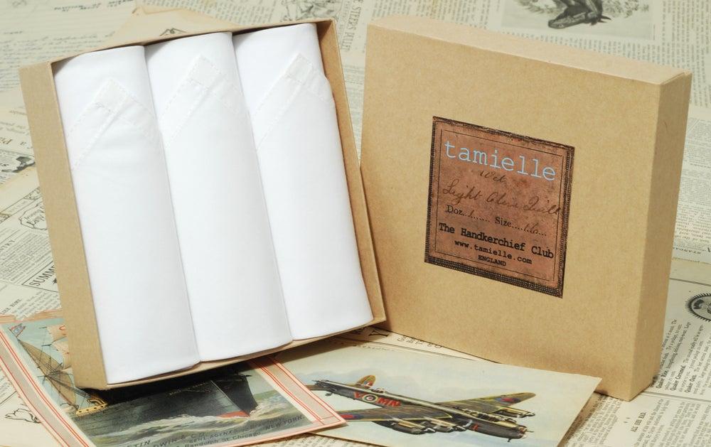 Pure White Handkerchiefs Set of 3 | A Gentleman's Bits