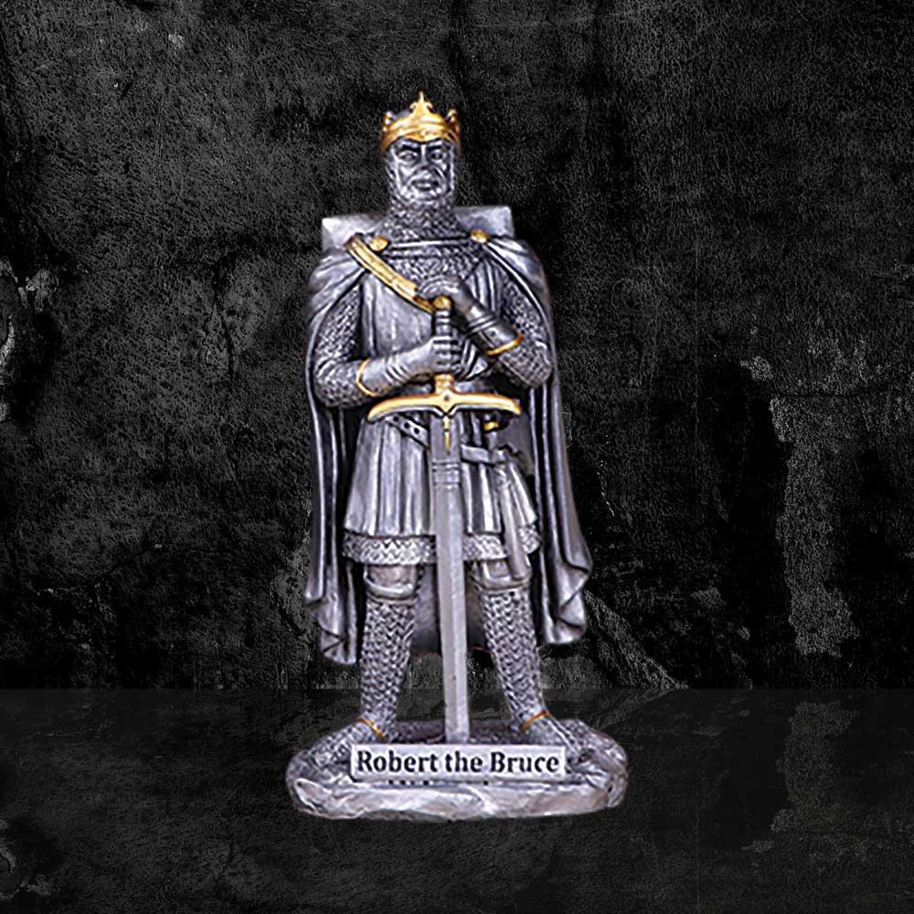Set of 6 Scottish Robert the Bruce Figurines | Gothic Gifts