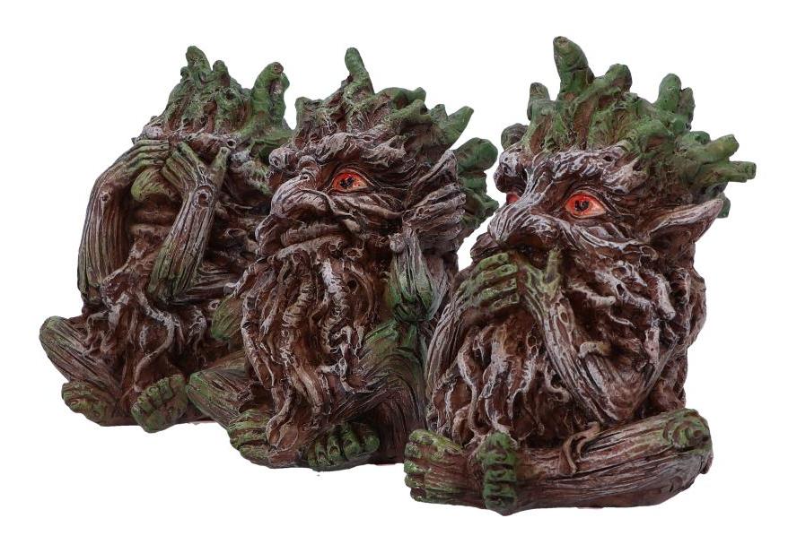 Three Wise Ents Tree Spirit Figurines 10cm | Gothic Gifts
