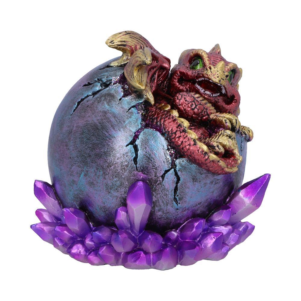 Crimson Hatchling Glow Dragon Red Dragonling Crystal Figurine | Gothic ...