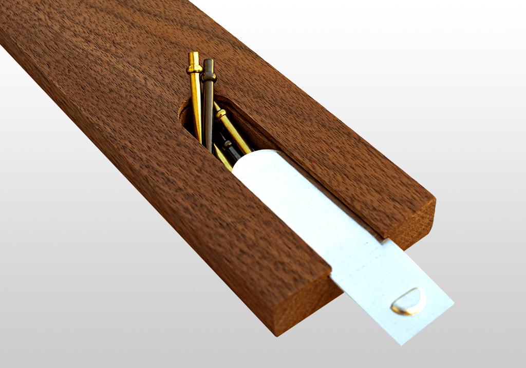 Luxury Tournament Domino Set "#66 Spinning Sixes" in Black Walnut Case by Alex Cramer | A ...