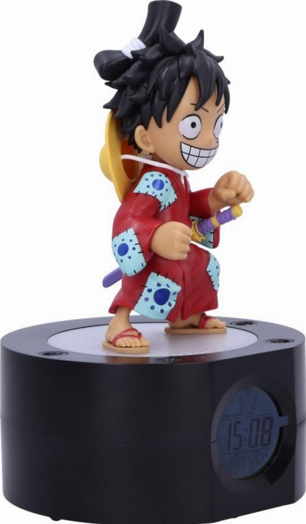 One Piece Luffy Light Up Alarm Clock 19.3cm | Gothic Gifts