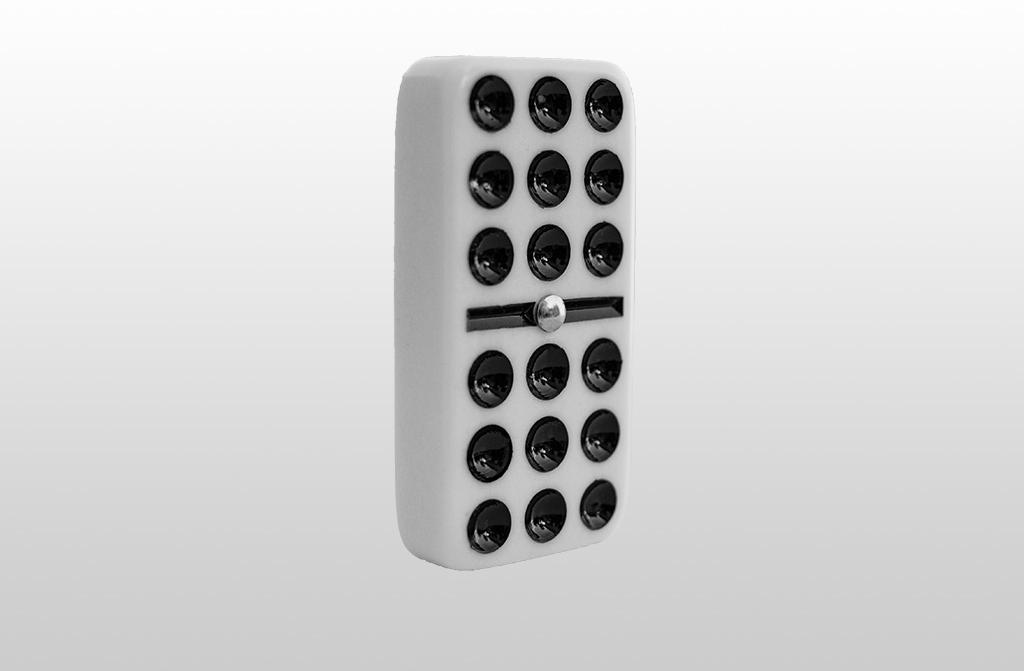Luxury Domino Set "#100 the Nines with Spinners" in Black Walnut Case ...