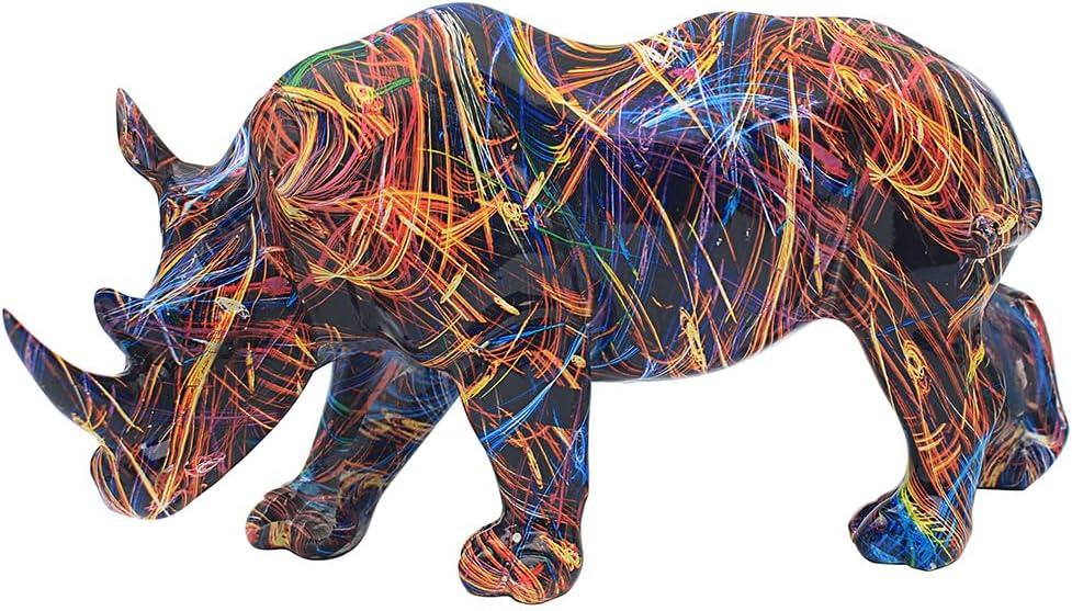 Supernova Rhino Figurine Large Leonardo Collection | Bronze Gifts