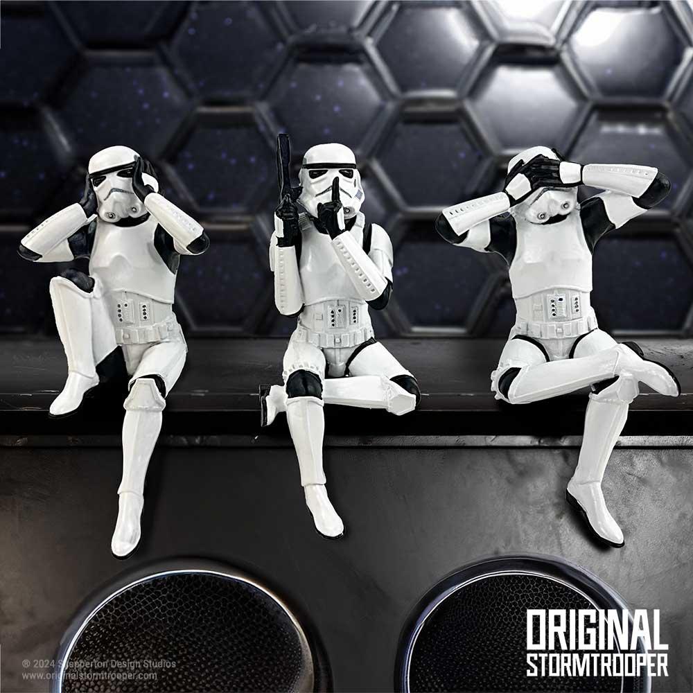 Original Stormtrooper Three Wise Sitting Stormtroopers | Gothic Gifts