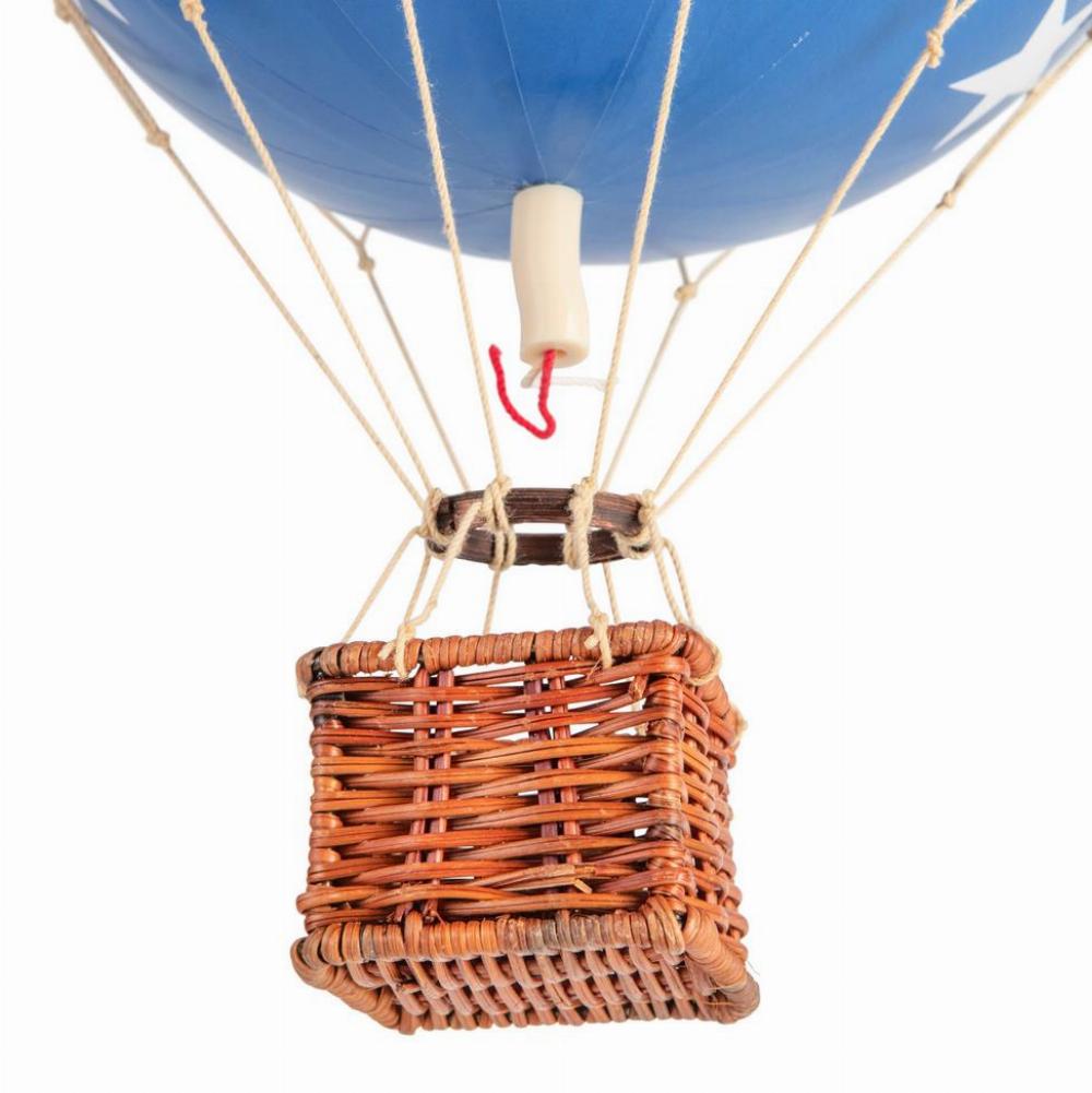 Travels Light, Blue Stars 12" Model Hot Air Balloon by Authentic Models ...