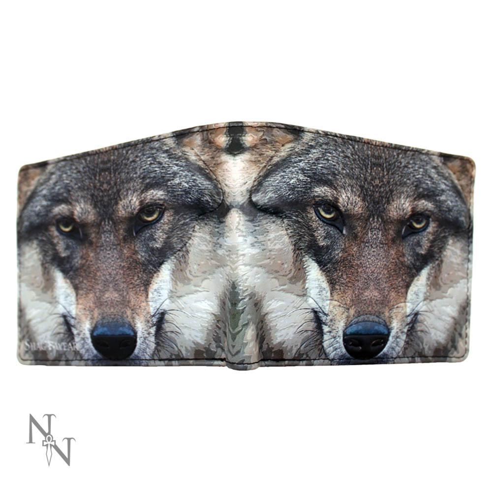 Portrait of a Wolf Embossed Wallet | Gothic Gifts