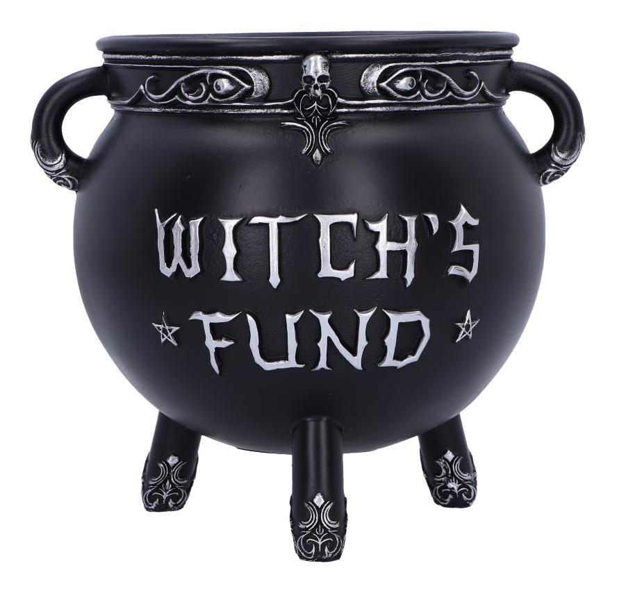 Witch's Fund Cauldron Money Box | Gothic Gifts