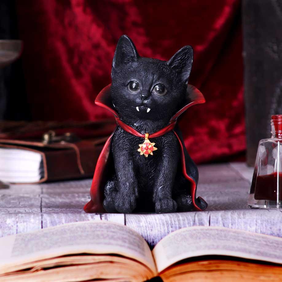 Count Catula Vampire Cat Figurine | Gothic Gifts