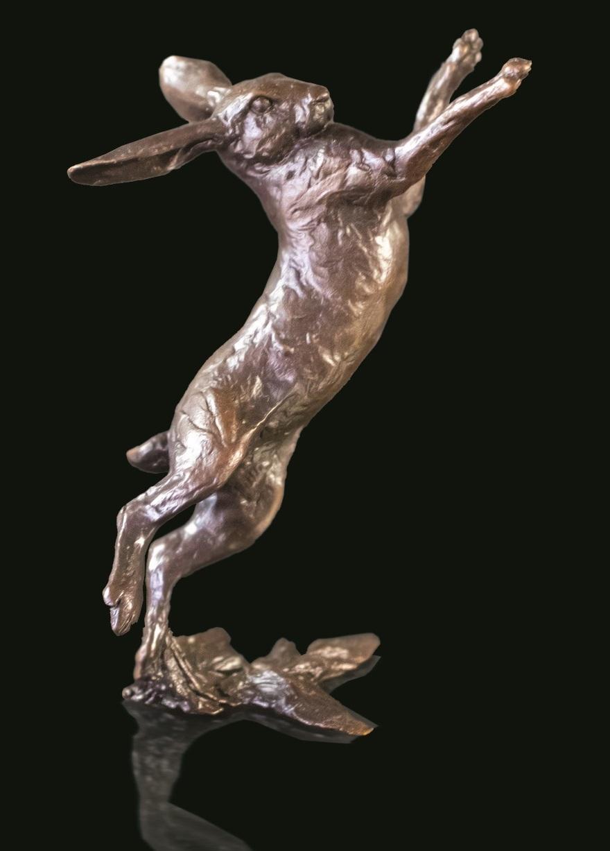 Hare Boxing Small Bronze Figurine (Limited Edition) Michael Simpson ...
