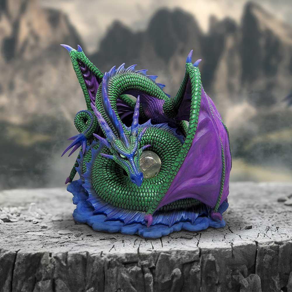Nephtali Elemental Dragon of Water Figurine by Derek W Frost | Gothic Gifts