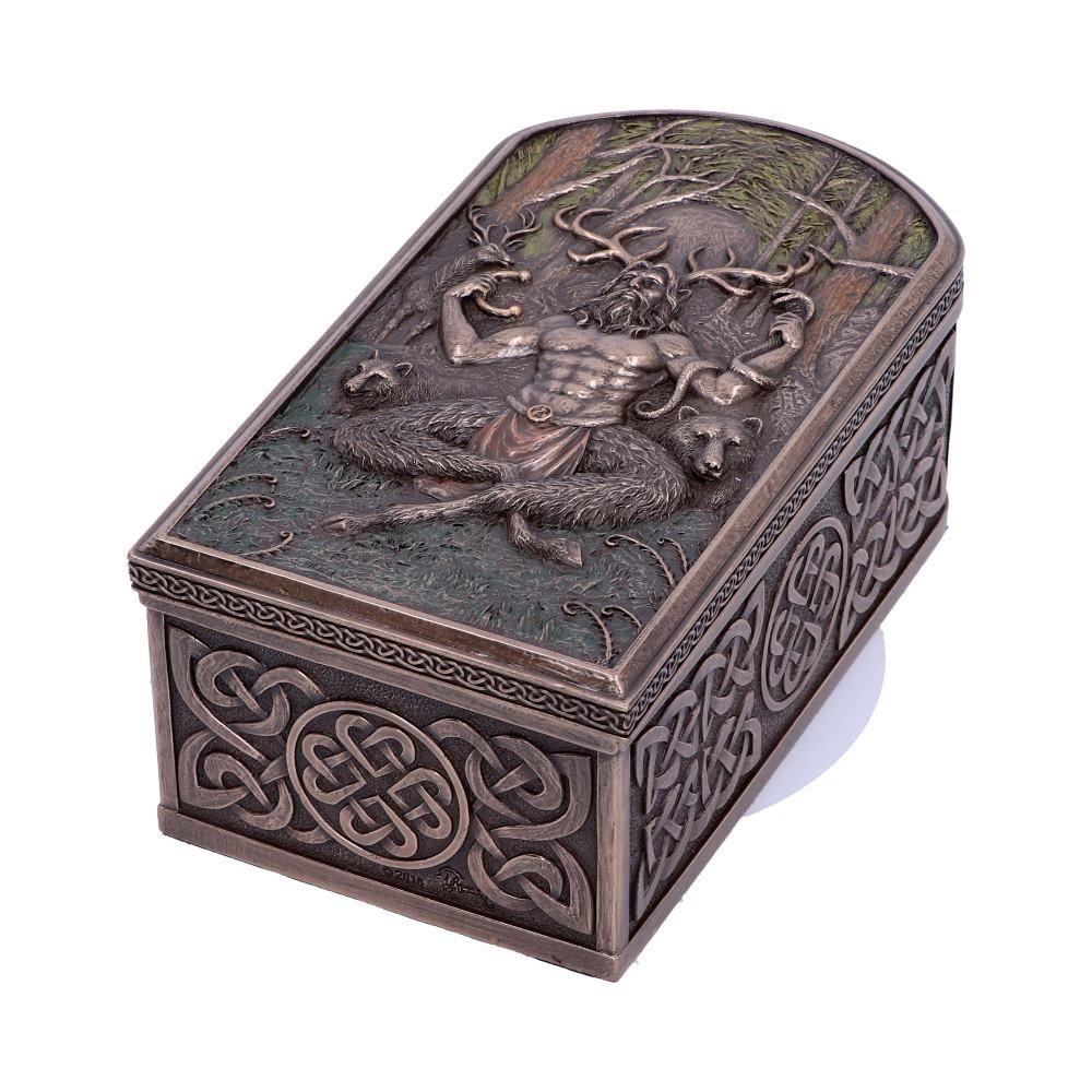 Cernunnos Horned God Trinket Box | Bronze Gifts