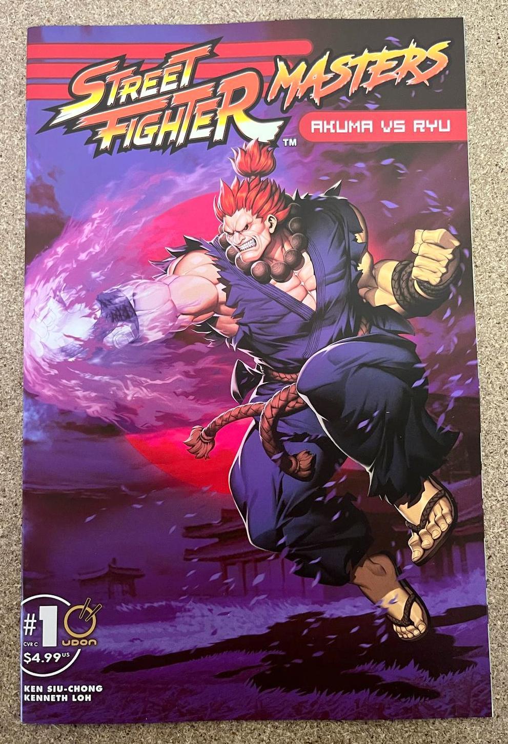 Street Fighter Masters: Akuma Vs Ryu #1 Cover C Comic | Gothic Gifts