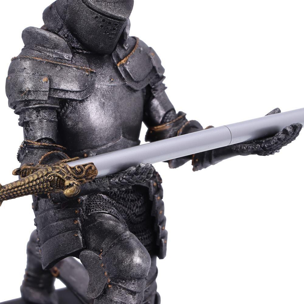 Worthy Knight Pen Holder Figurine | Bronze Gifts