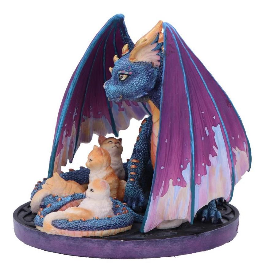 Foster Family Dragon with Kittens by Selina Fenech 12.5cm | Gothic Gifts