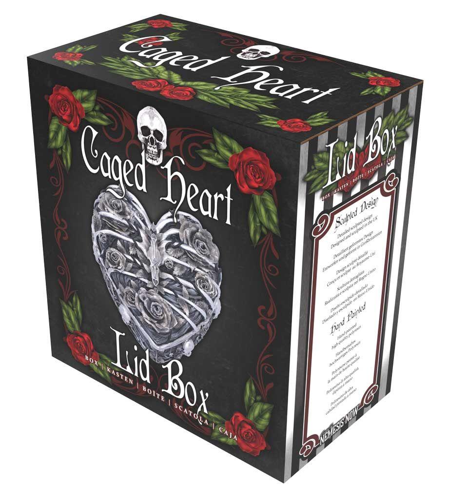 Gothic Caged Heart Box 10.5cm | Gothic Gifts