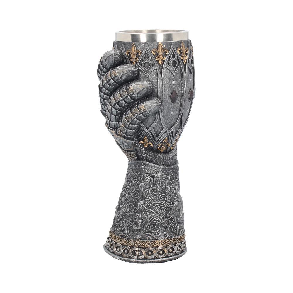 Medieval Lion Heart Gauntlet Armour Goblet | Gothic Gifts
