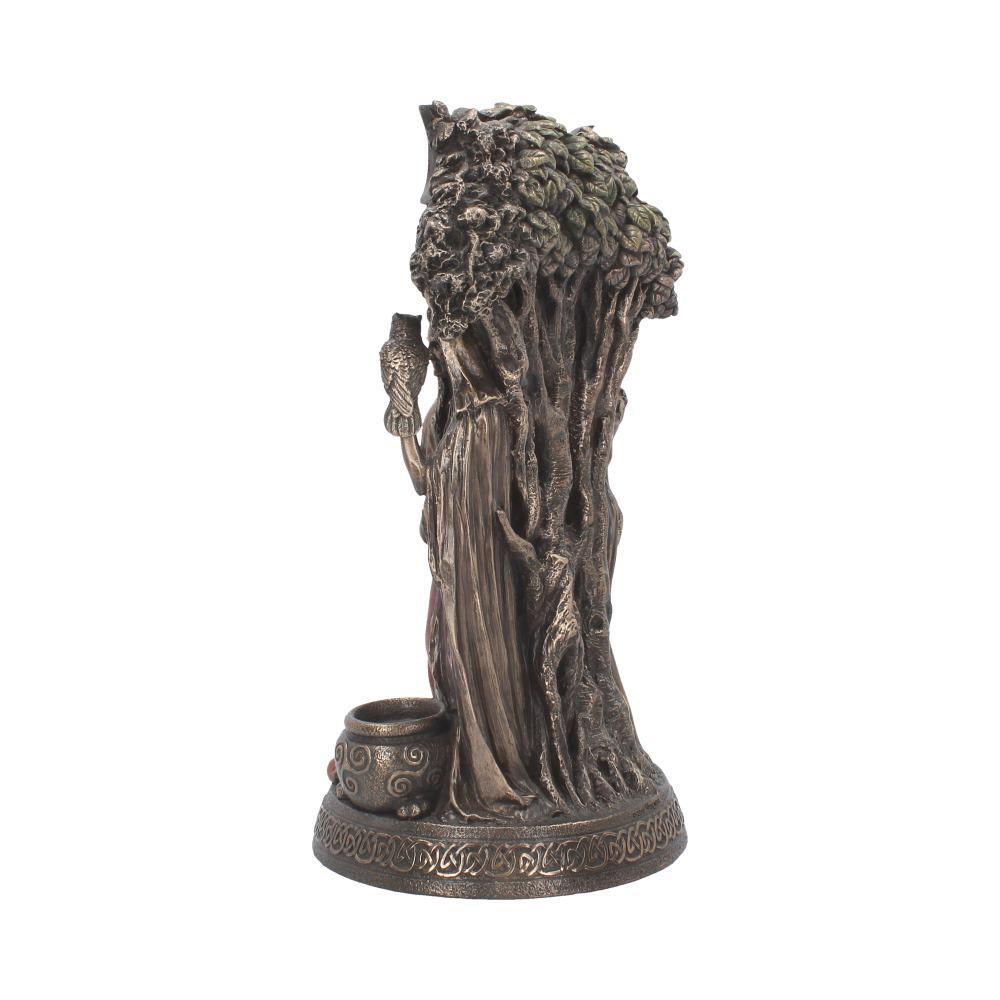 Bronzed Maiden, Mother, Crone Triple Moon Figurine | Gothic Gifts