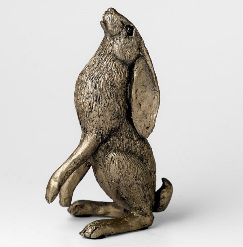 Moongazing Hare Figurine Jonny Sanders British Wildlife | Bronze Gifts