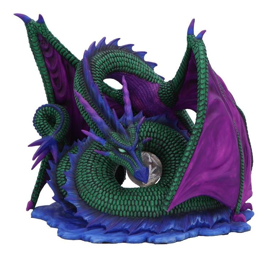 Nephtali Elemental Dragon of Water Figurine by Derek W Frost | Gothic Gifts