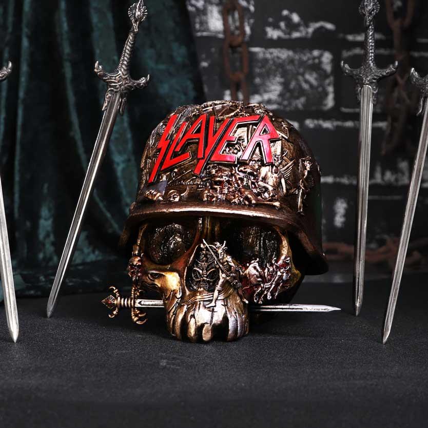 Officially Licensed Slayer Eagle Helmet Skull Logo Trinket Box | Gothic ...