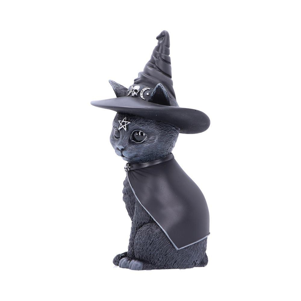 Occult Witch Cat Figurine Purrah | Gothic Gifts