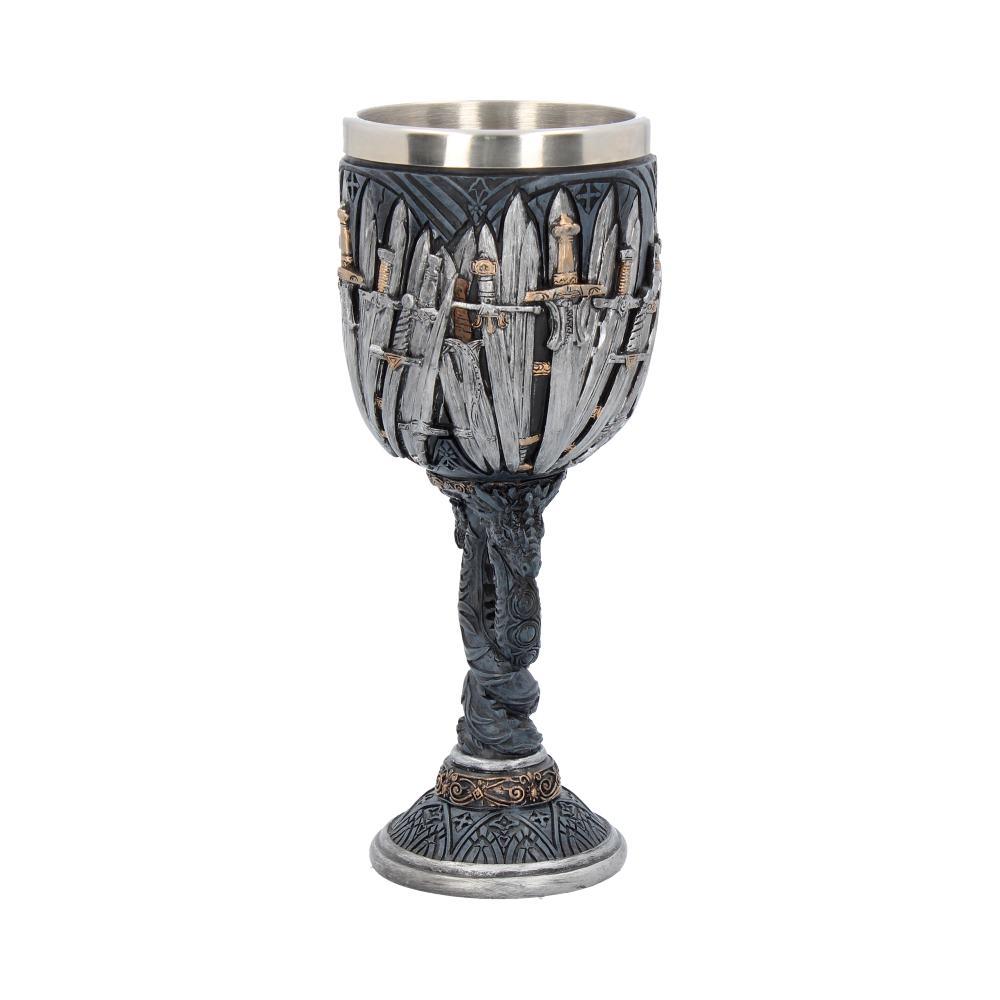 Nemesis Now Medieval Sword Dragon Wine Goblet | Gothic Gifts